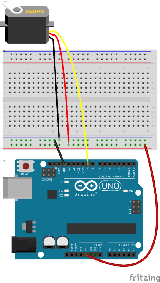 Arduino-opdrachten/Servo-sweep - basis