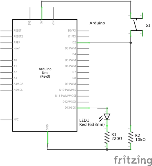 Arduino-cheatsheet/Schakelingen - basis