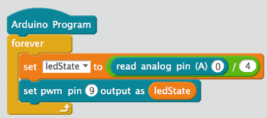 Arduino-opdrachten/Analoge-dimmer - basis
