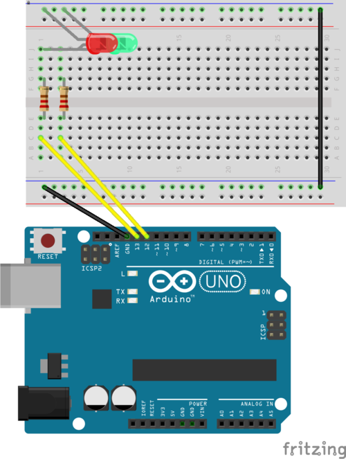 Arduino-opdrachten/LED-2 - basis